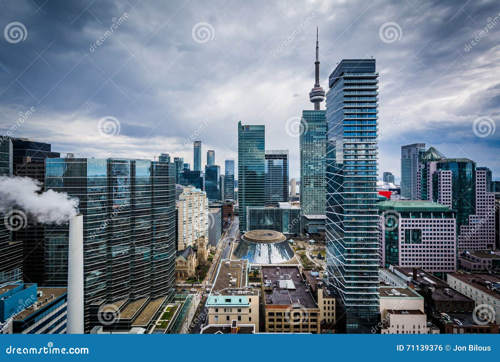 View of Modern Buildings in Downtown Toronto, Ontario. Editorial Photo ...
