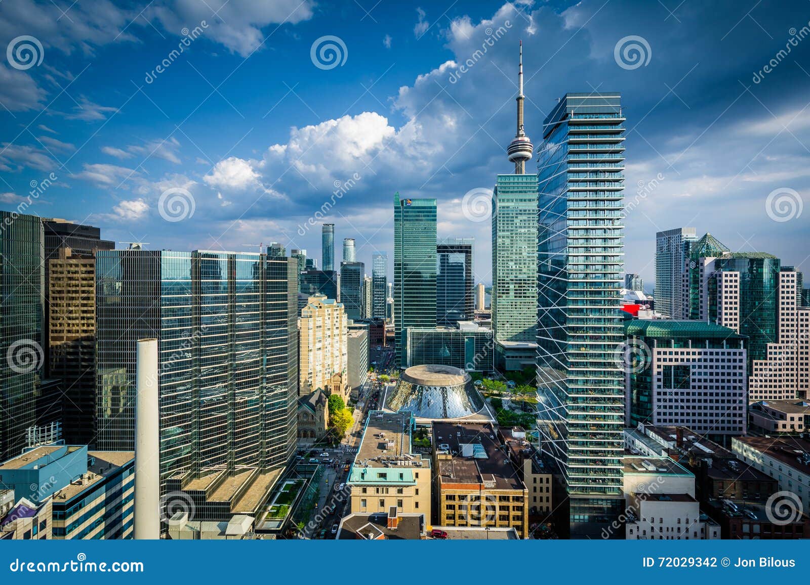 View of Modern Buildings in Downtown Toronto, Ontario. Editorial ...