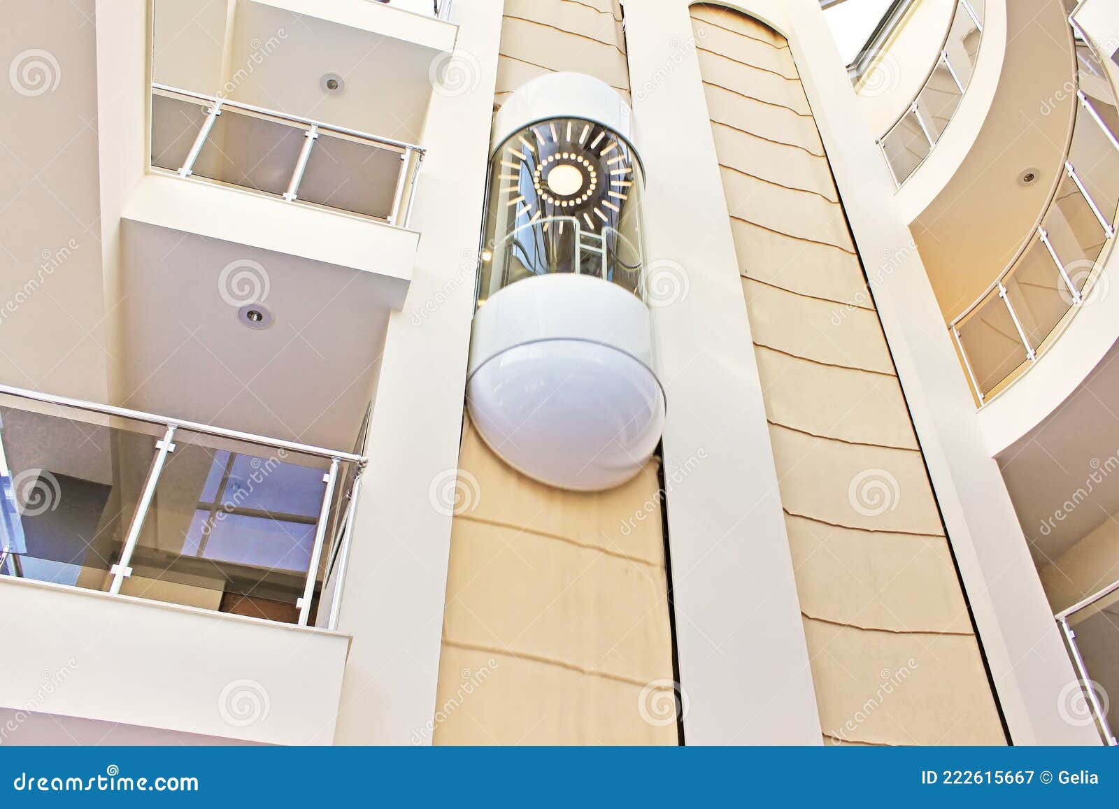View of Modern Elevator Inside the Building Stock Image - Image of ...