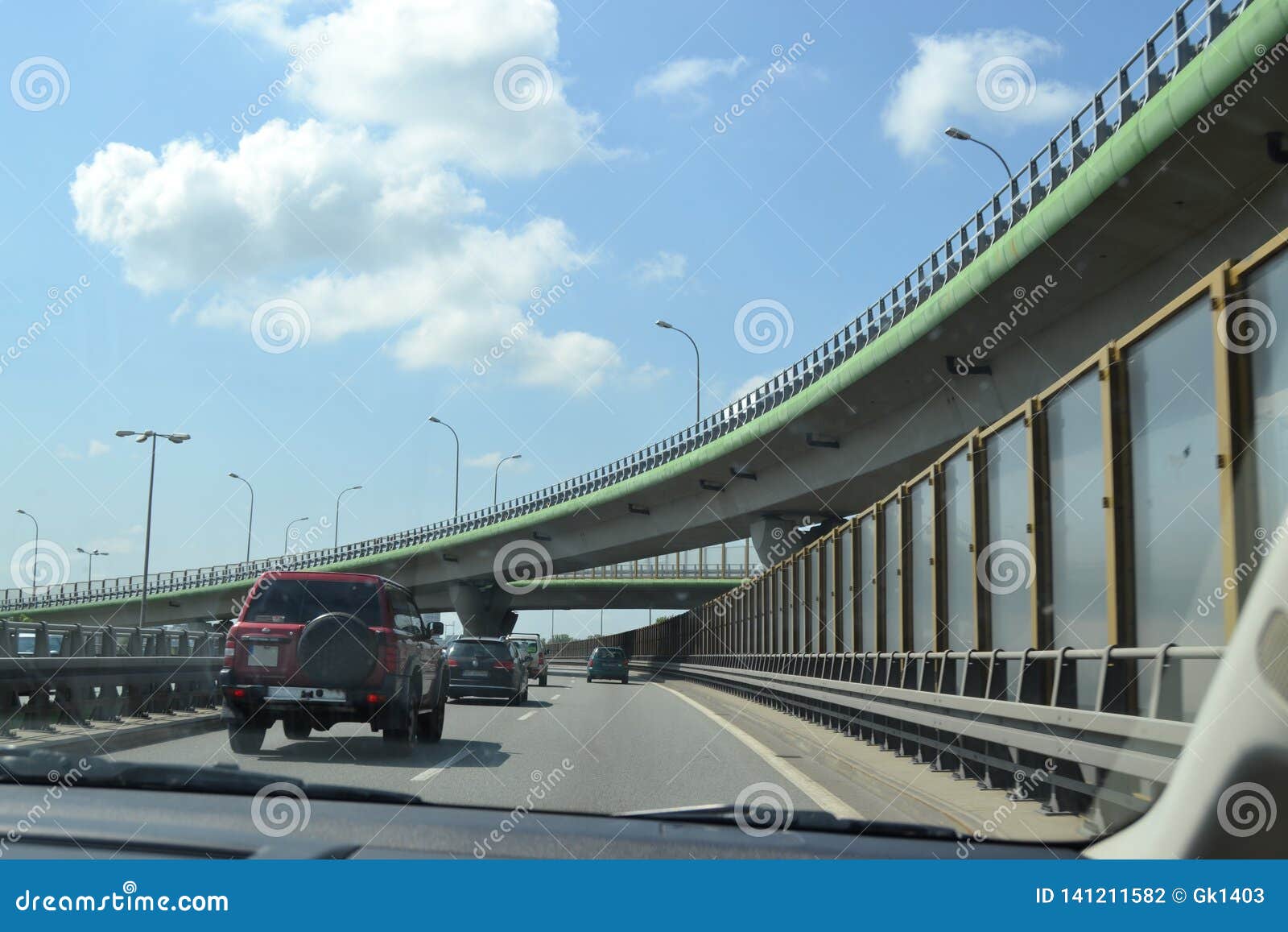 View of the Modern Multi-level Highway Stock Photo - Image of ...
