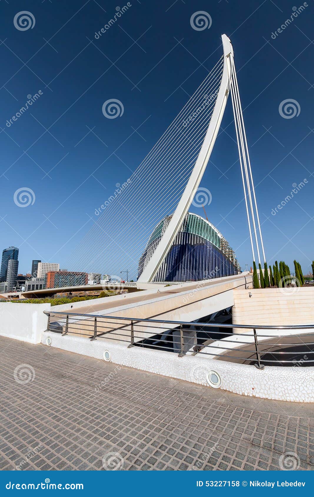 View of a Modern Multi-purpose Building in Valencia Stock Photo - Image ...