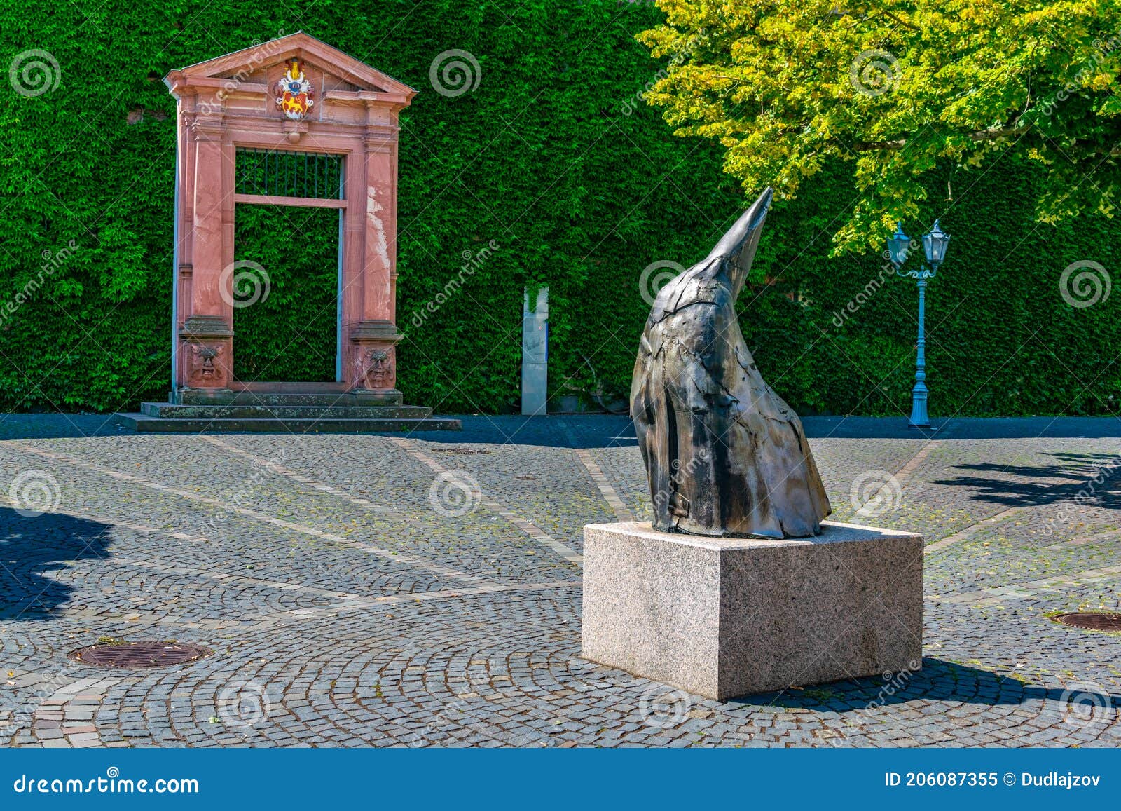 View of a Modern Statue in Mainz, Germany Editorial Image - Image of ...