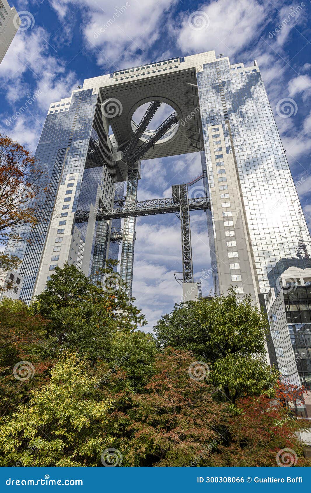 View of the Modern Umeda Sky Building Stock Photo - Image of attraction ...