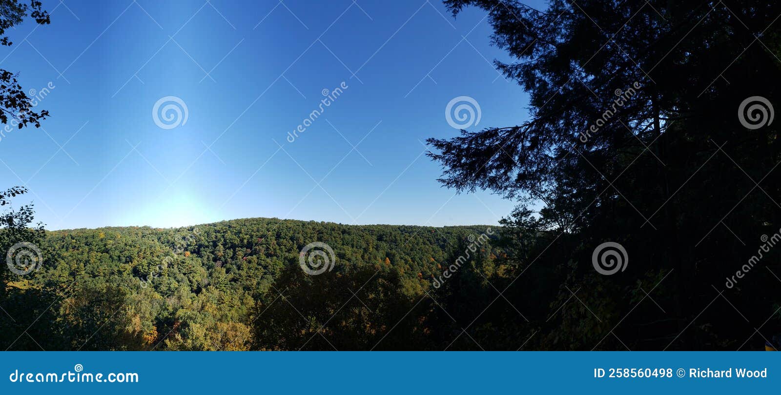 View of Mohican Gorge Overlook, Mohican State Park, Ohio Stock Photo ...