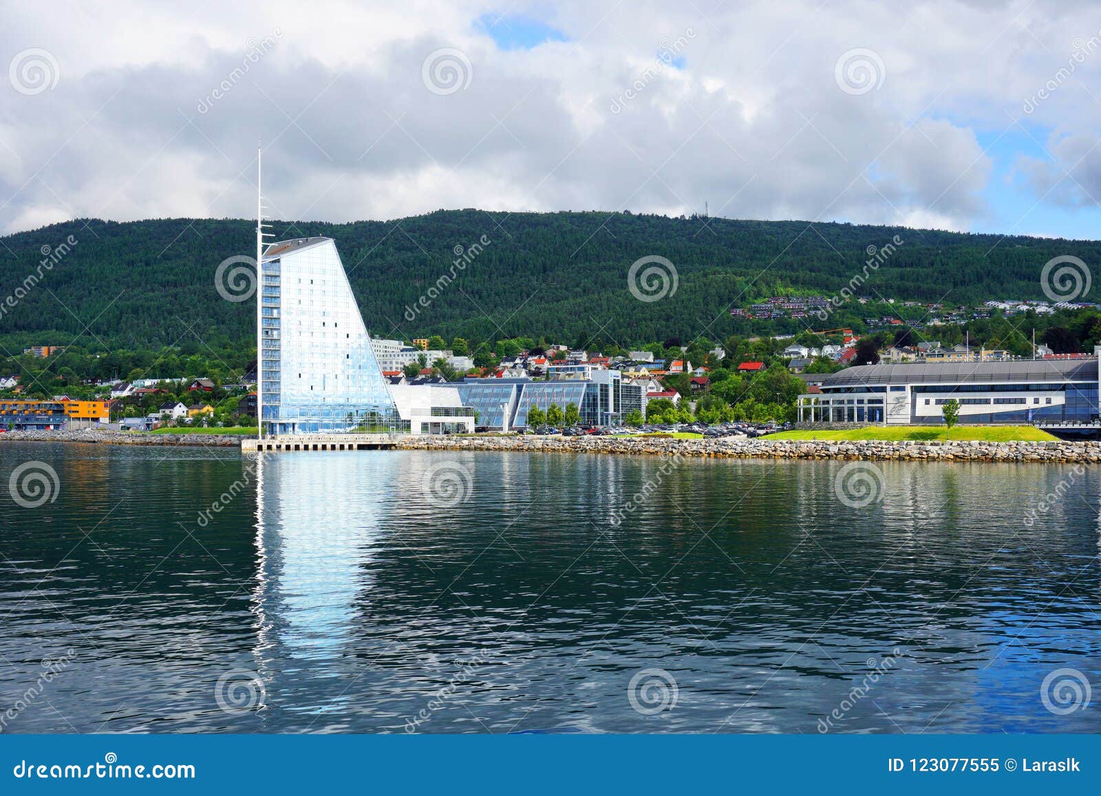 View of Molde, Norway stock image. Image of mountain - 123077555