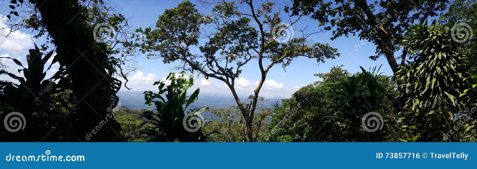 View from Mombacho volcano stock photo. Image of central - 73857716