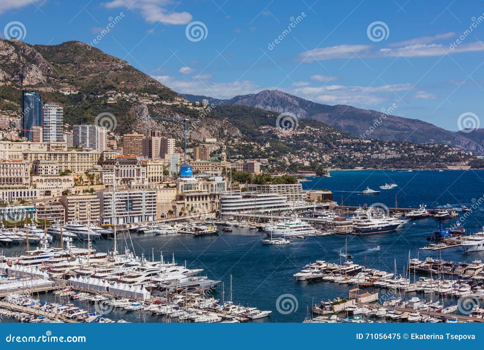 View of Monaco stock image. Image of cityscape, place - 71056475