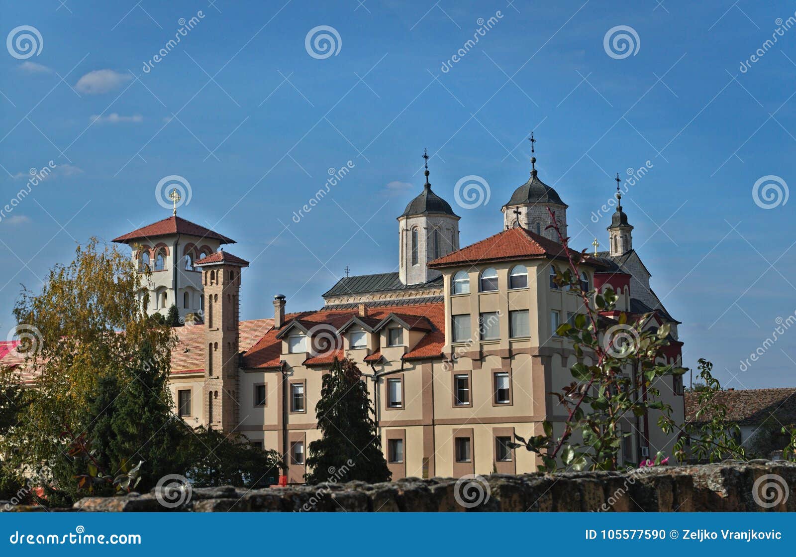 View at Monastery Complex Kovilj, Serbia Stock Photo - Image of city ...