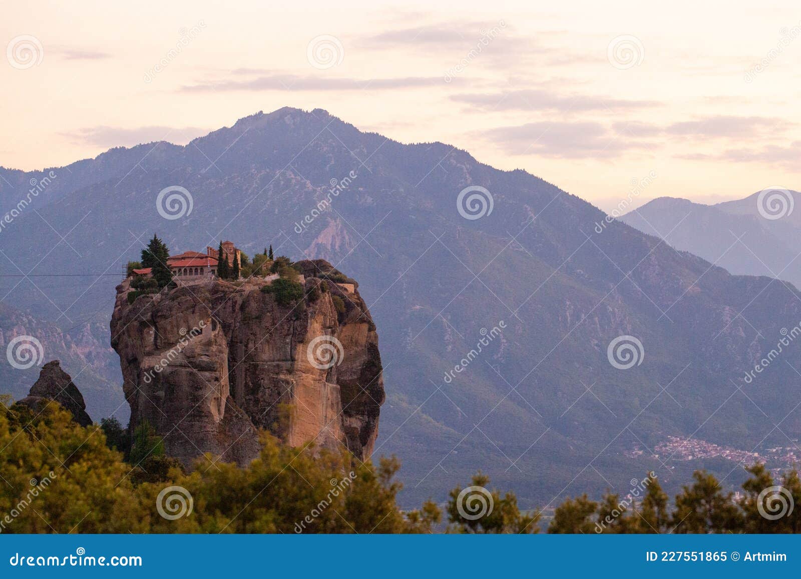 View of Monastery of the Holy Trinity, Meteora, Greece Kalambaka ...