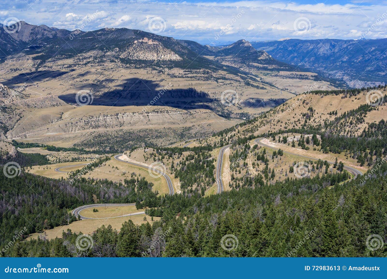 View of Montana Mountains USA Stock Image - Image of alpine, rock: 72983613