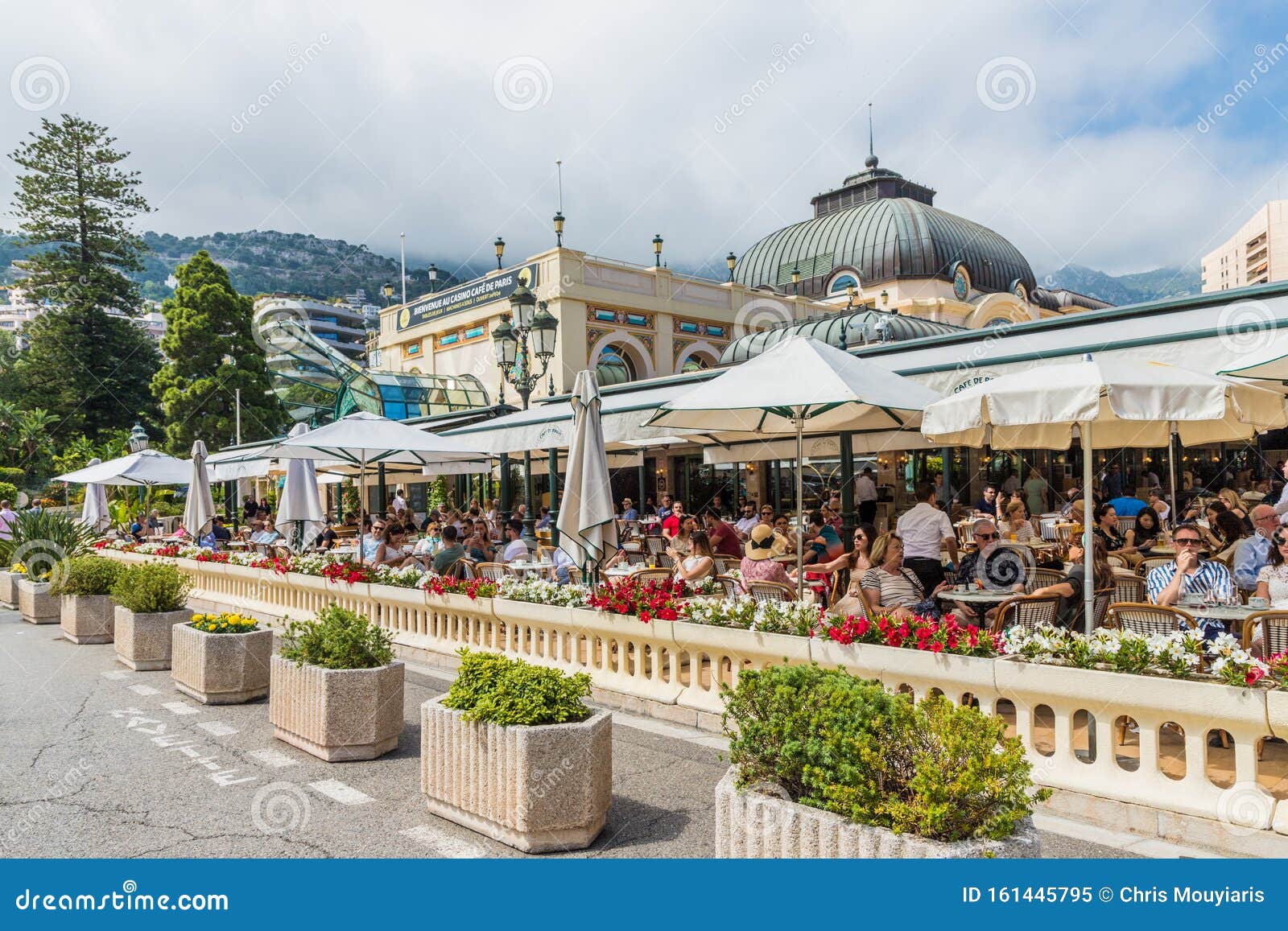 A View in Monte Carlo in Monaco Editorial Image - Image of eating ...