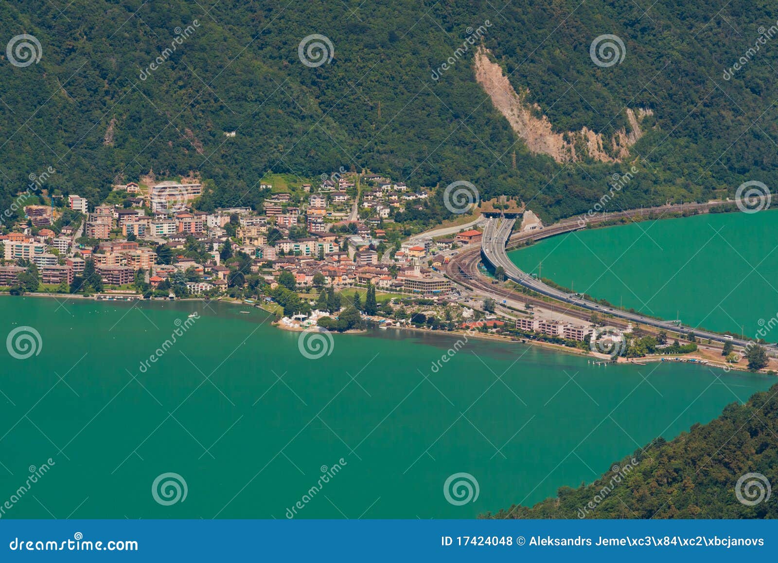 View from Monte Generoso stock photo. Image of summer - 17424048
