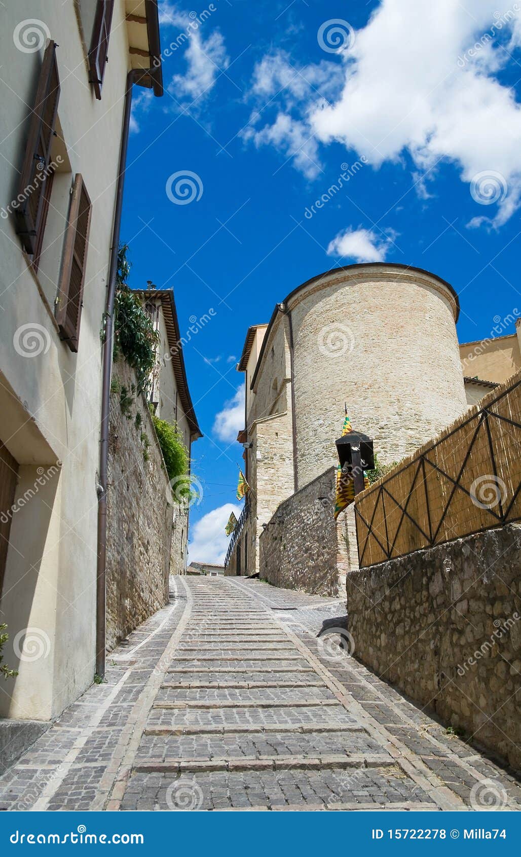 View of Montefalco. Umbria. Stock Photo - Image of characteristic ...