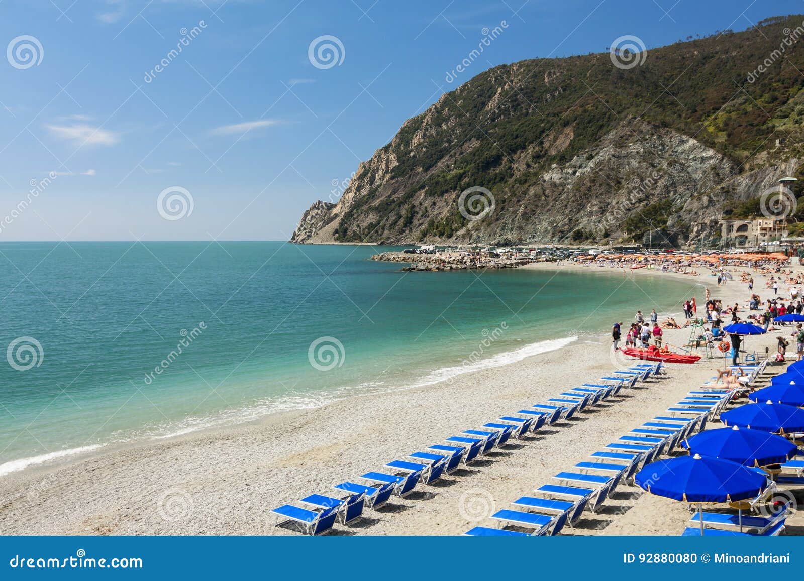 View of Monterosso - Cinque Terre, Liguria - Italy Editorial Image ...
