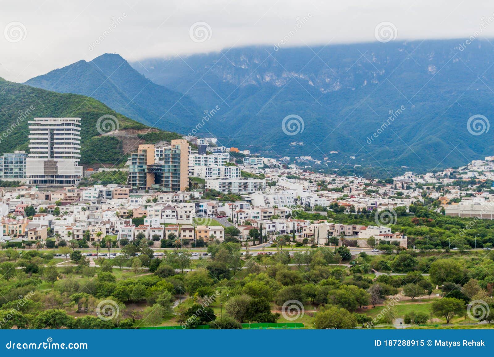 View of Monterrey Suburbs, Mexi Stock Image - Image of cityscape ...