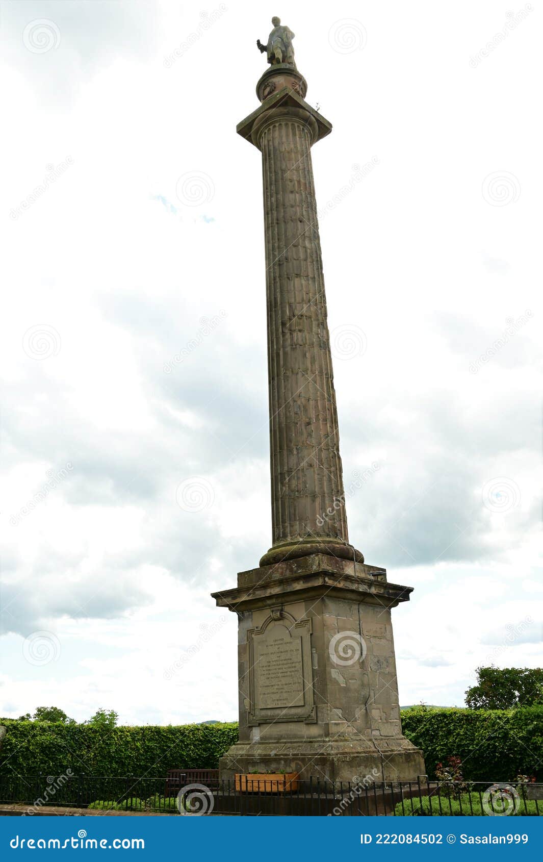 Landmarks of Scotland - Coldstream Stock Photo - Image of male ...