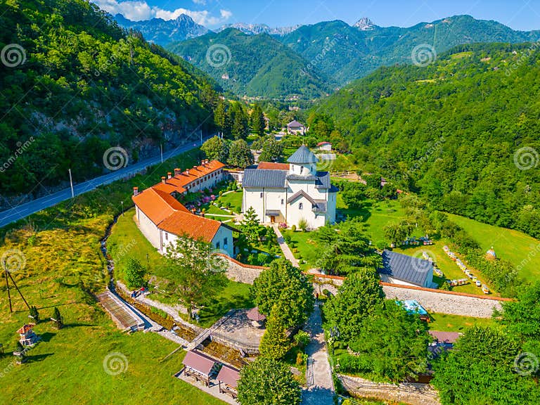 View of Moraca Monastery in Montenegro Editorial Stock Photo - Image of ...