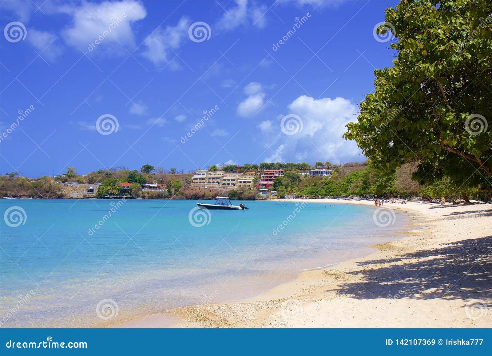 Morne Rouge Beach in Grenada, Caribbean Editorial Stock Image - Image ...