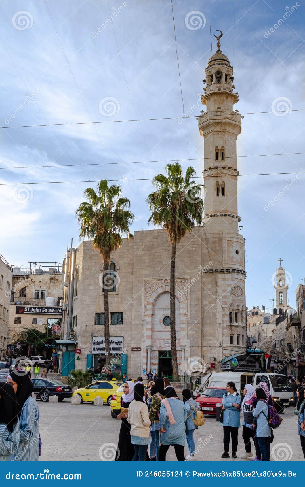 View of the Mosque of Omar (Umar). Editorial Stock Image - Image of ...