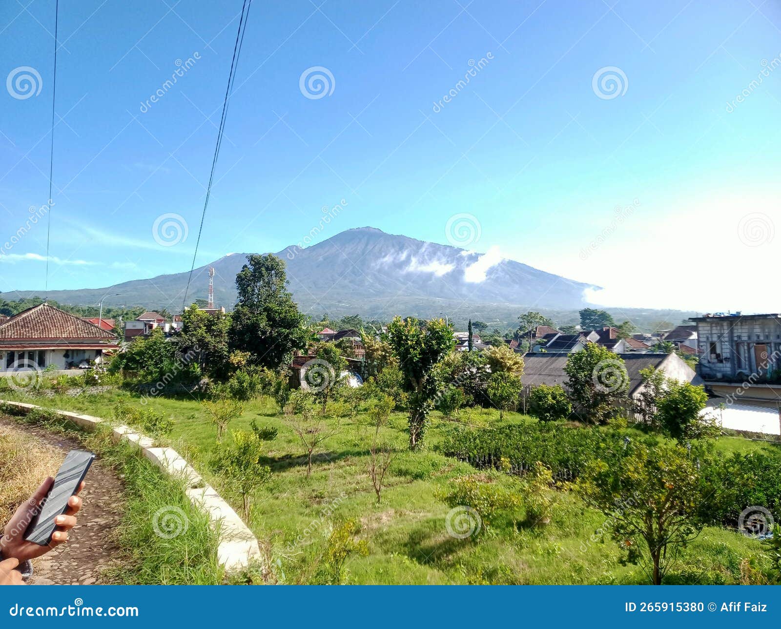 View of mount arjuna stock photo. Image of landscape - 265915380