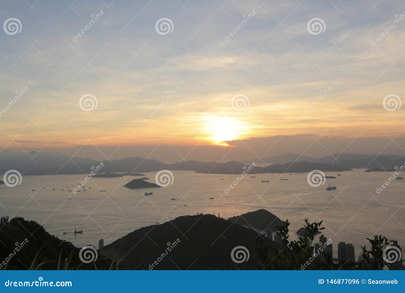 View at Mount High West Viewing Point Stock Photo - Image of victoria ...
