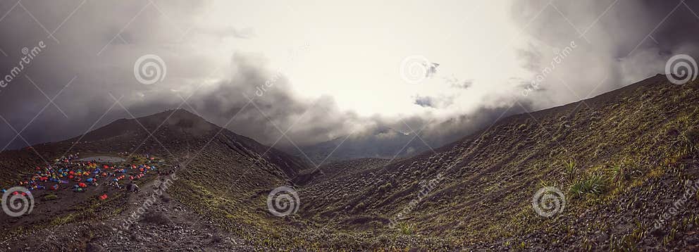 View from mount kaba stock image. Image of horizon, plateau - 224277469