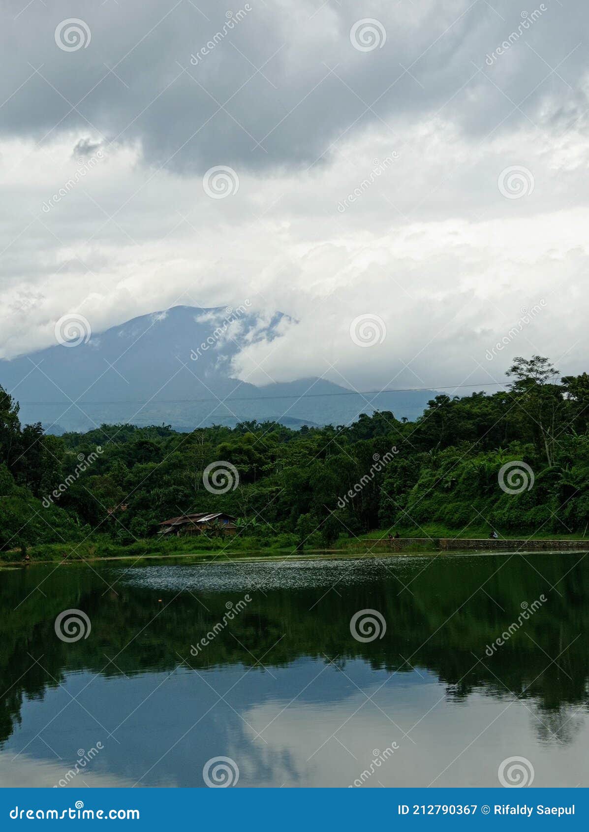 The View of Mount Pangrango during the Day Stock Image - Image of ...