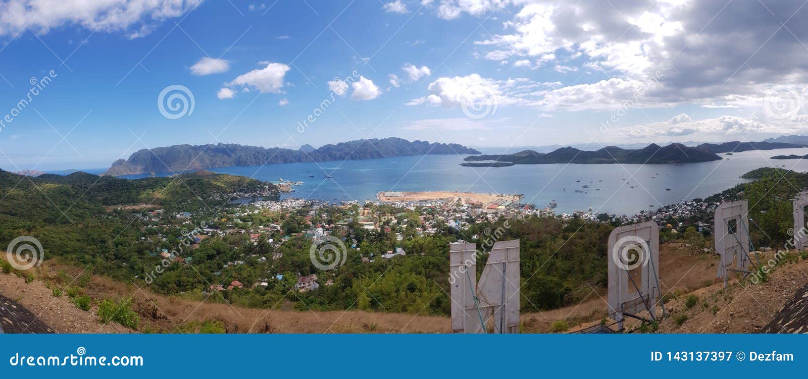 360 View in Mount Tapyas Coron Palawan Stock Image - Image of palawan ...