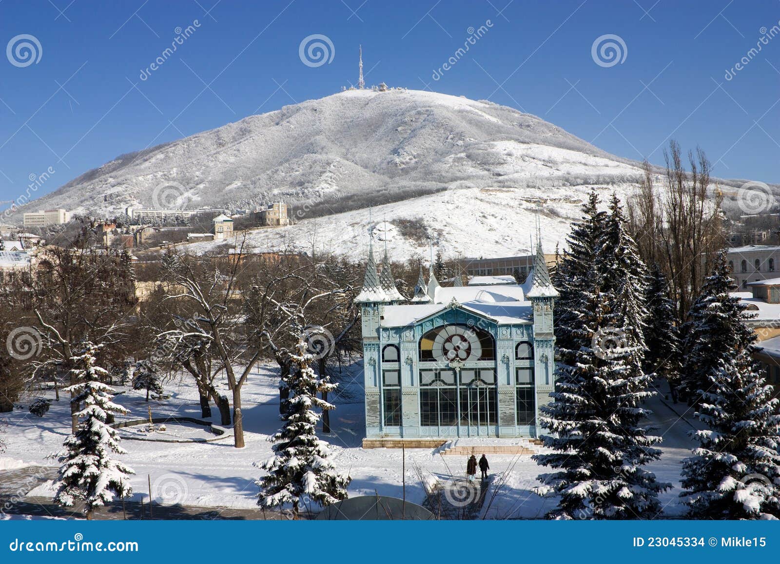 View on mountain Mashuk. stock photo. Image of water - 23045334