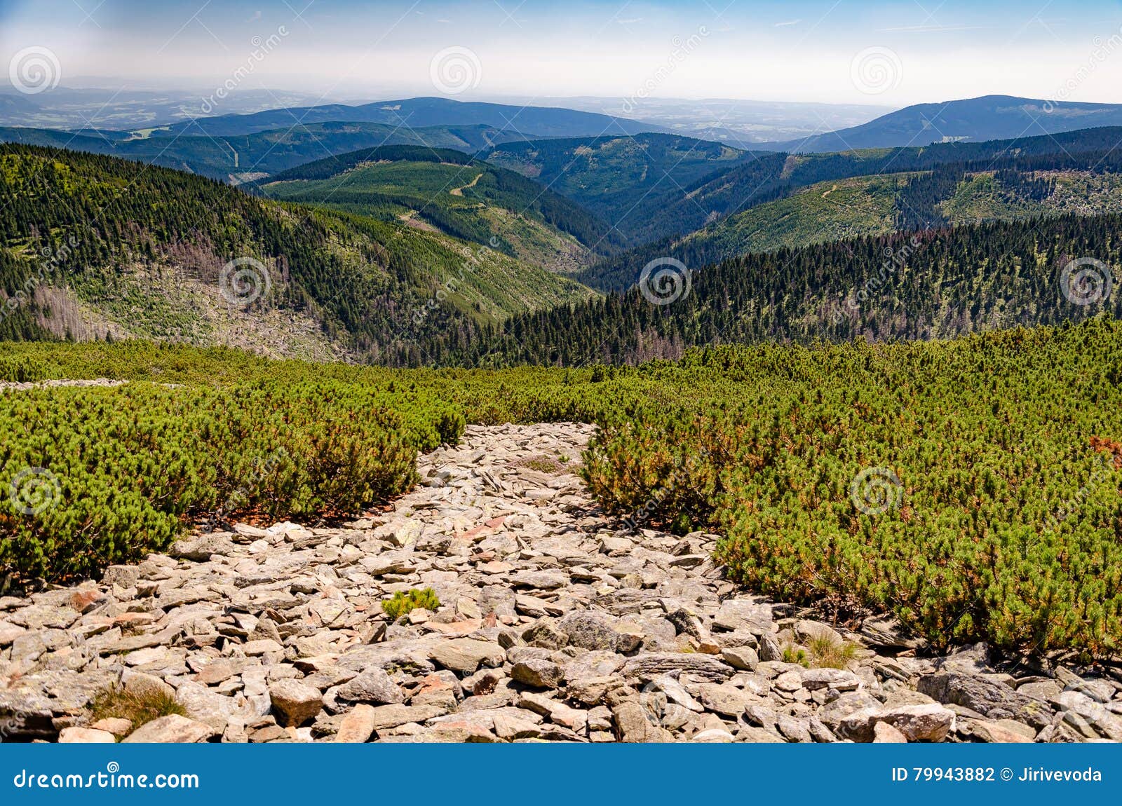 View of the Mountain Ridges of Talus Fields Stock Photo - Image of park ...