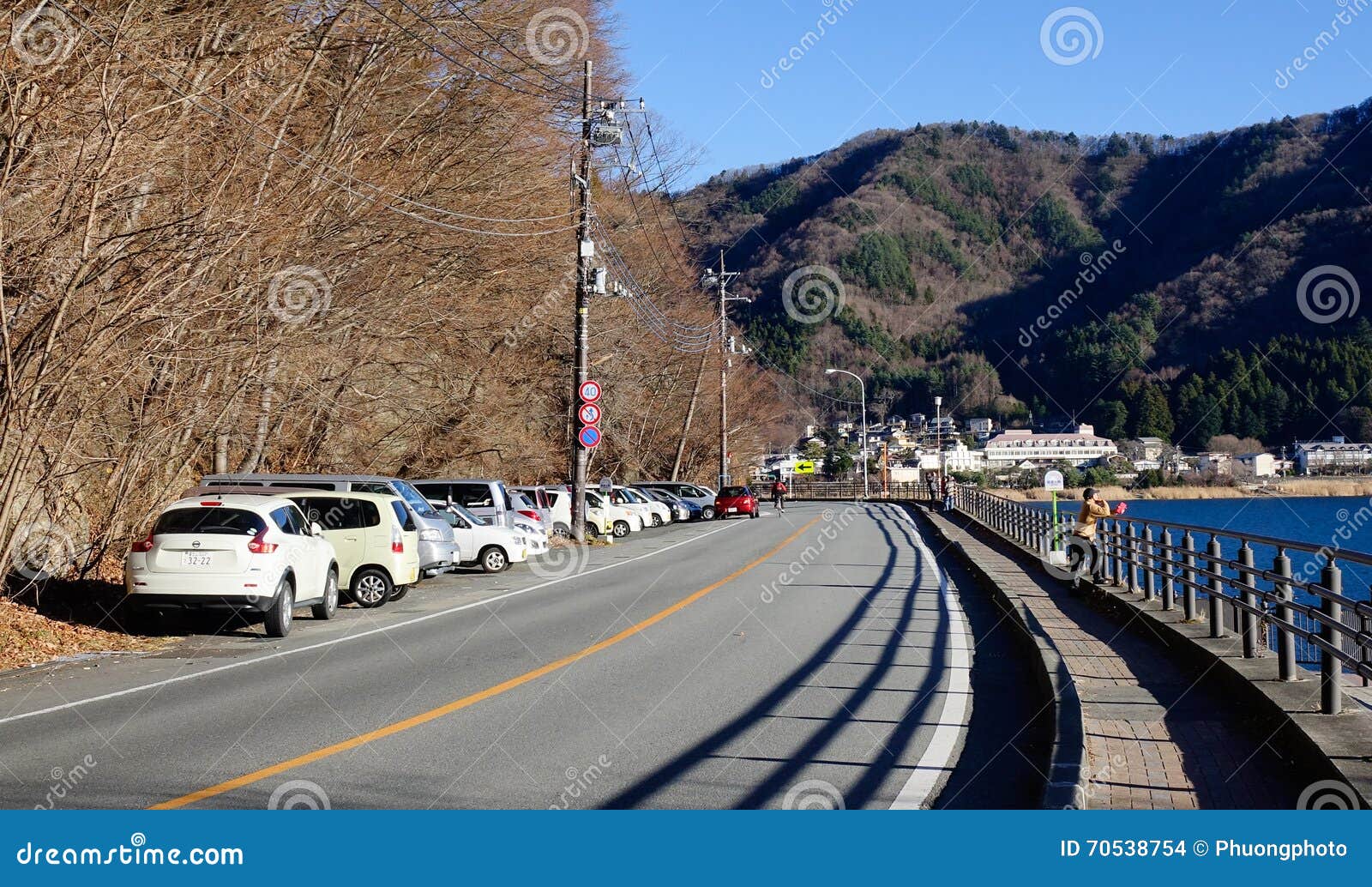 View of the Mountain Road in Nikko, Japan Editorial Stock Image - Image ...