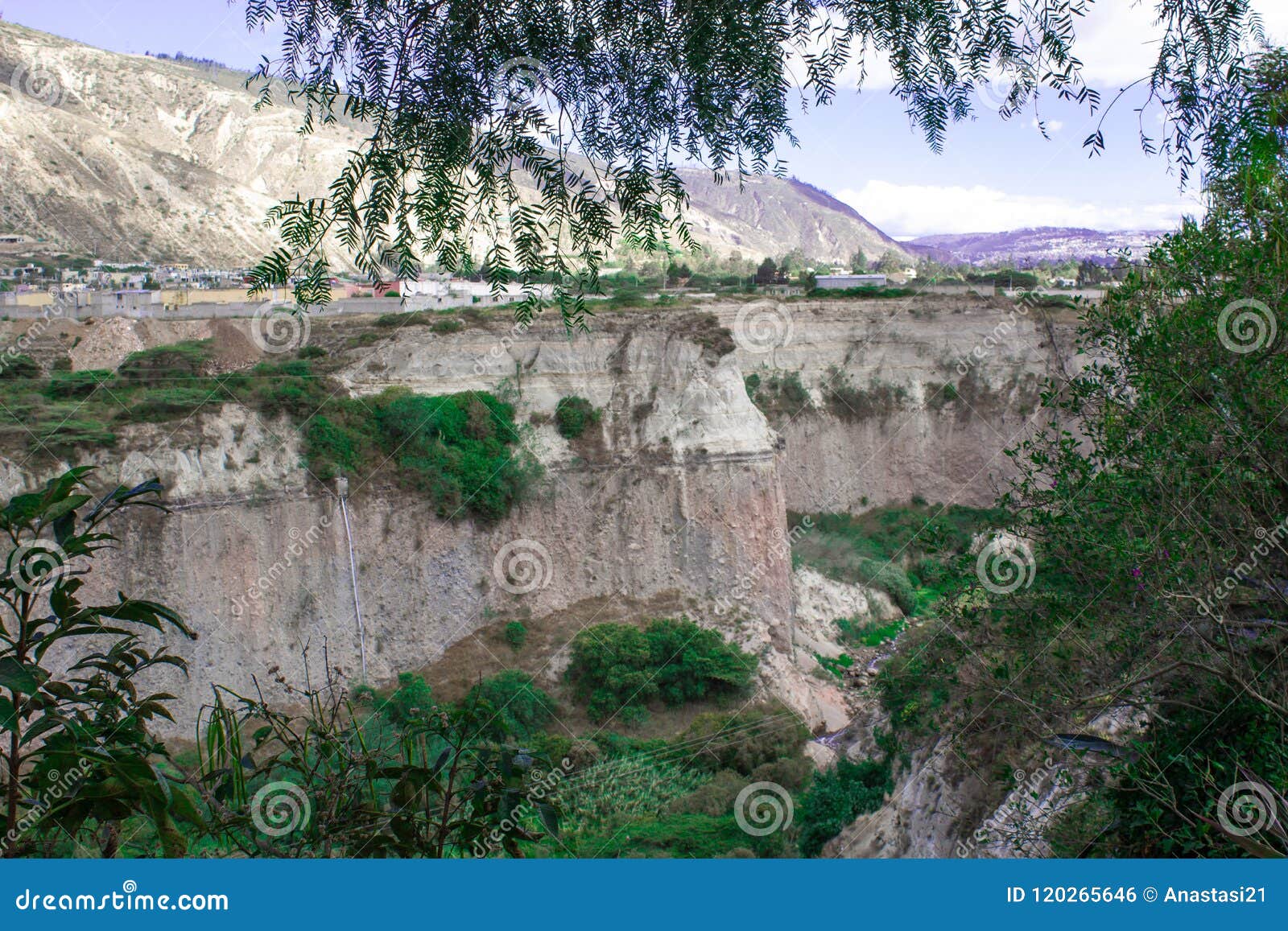 View of the Mountains and the Abyss. Landscape Stock Photo - Image of ...