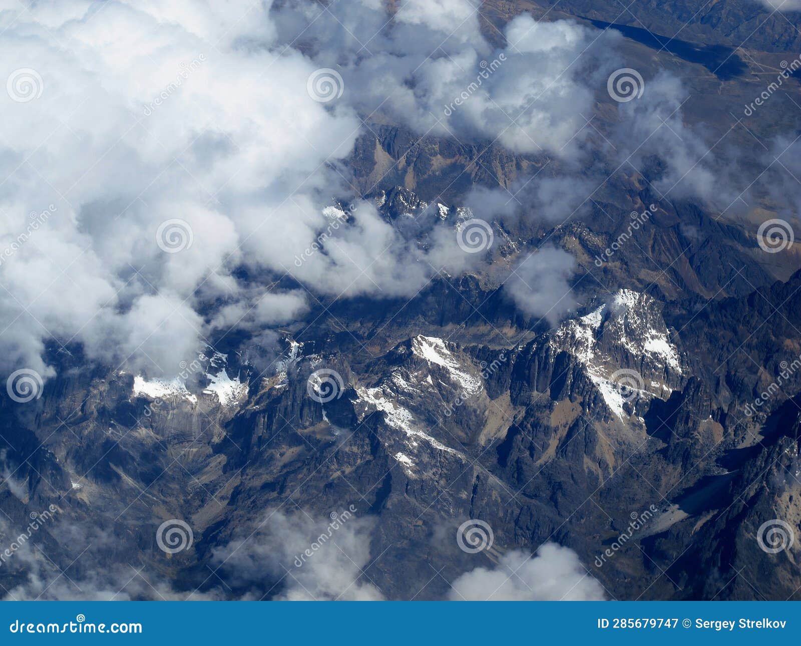 View of Mountains Andes in Peru, South America Stock Image - Image of ...