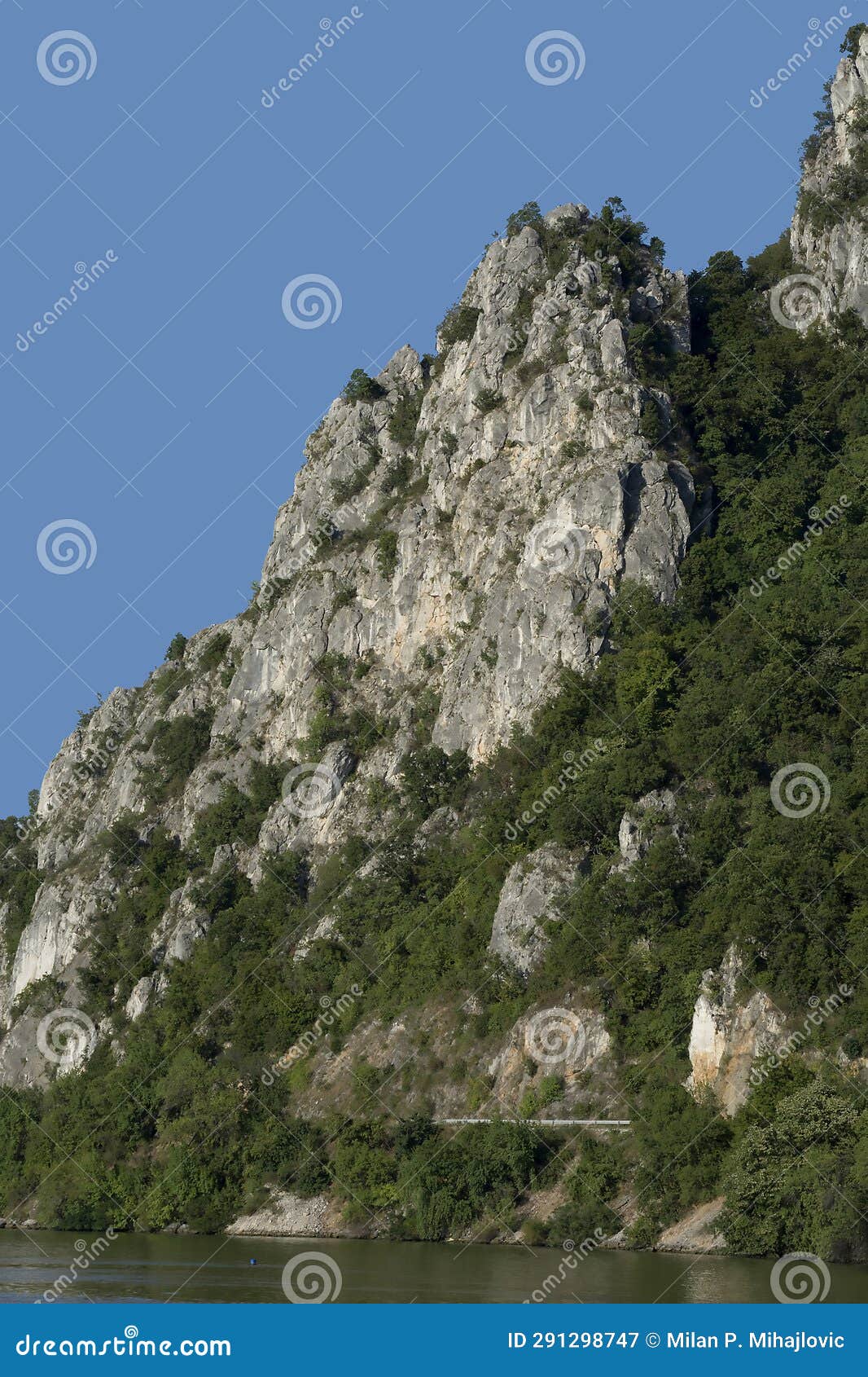 Mountains in Djerdap Gorge-1 Stock Image - Image of blue, mountain ...