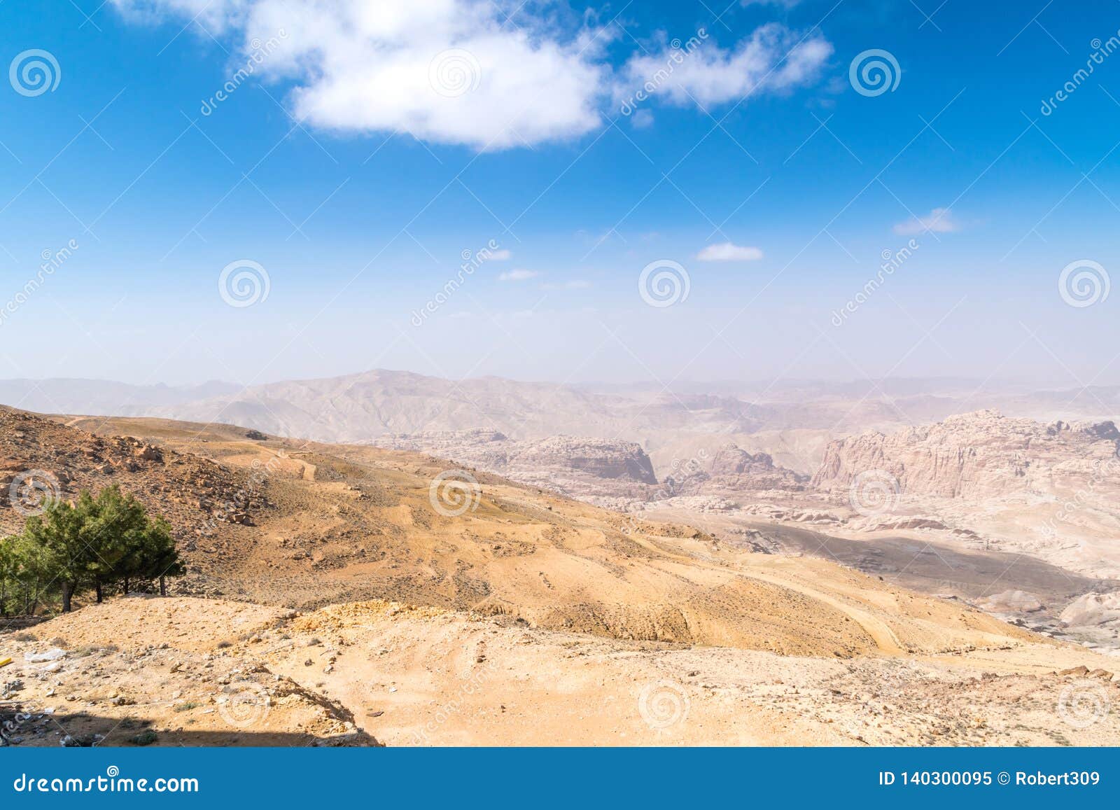 View of the Mountains in Jordan Stock Image - Image of mountain, valley ...