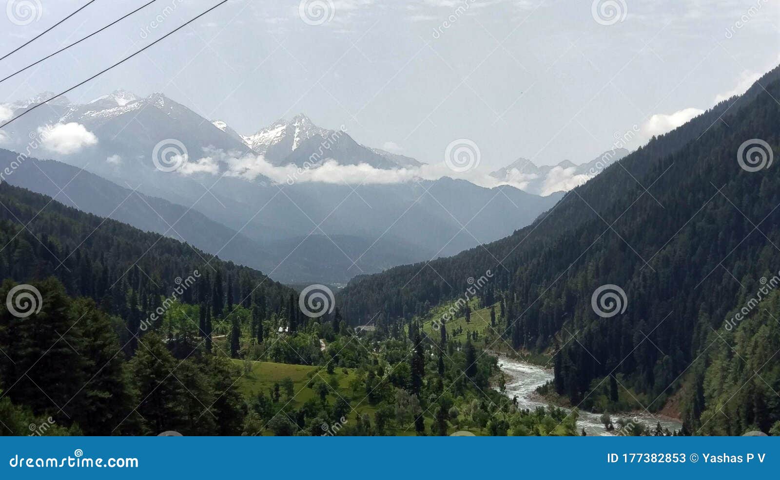 View of Mountains in Kashmir Stock Image - Image of colorado, summer ...