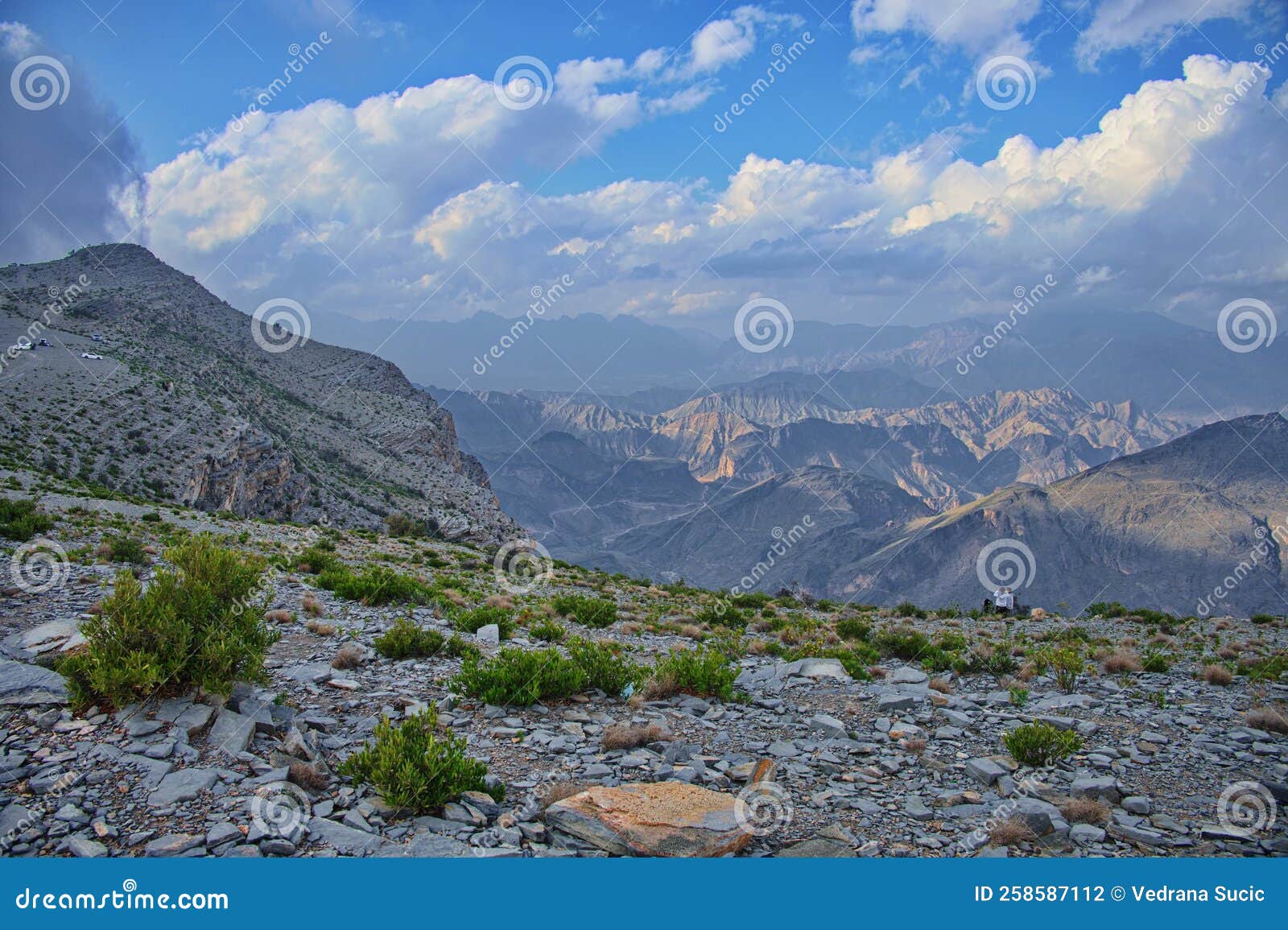 View of mountains in Oman stock photo. Image of landscape - 258587112