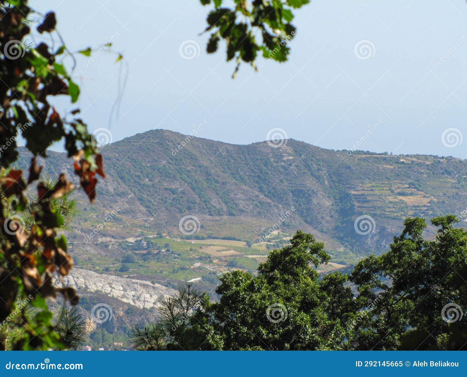 View of the Mountains from the Opposite Mountain Stock Image - Image of ...