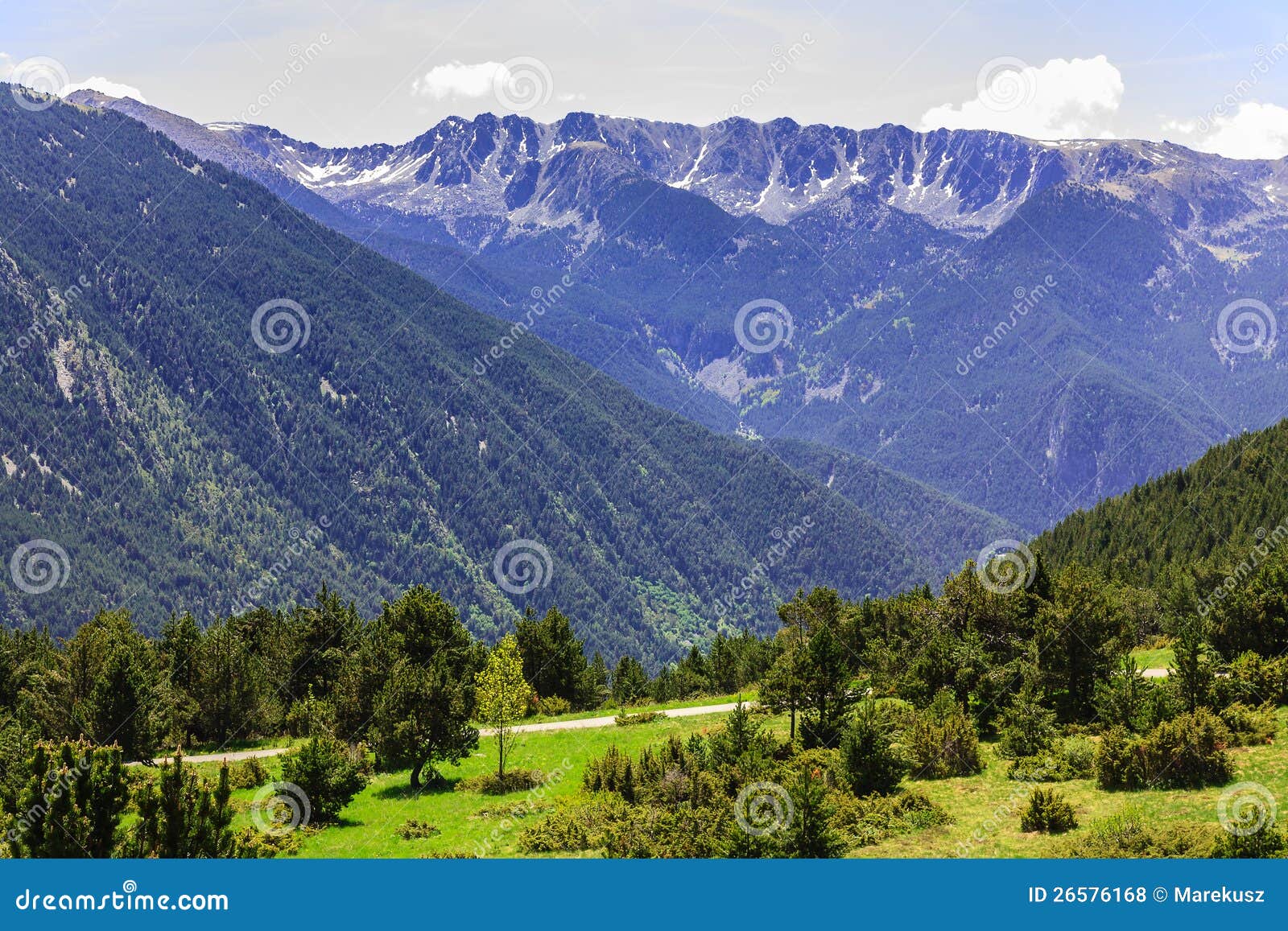 View of the Mountains in the Pyrenees Stock Photo - Image of tourism ...