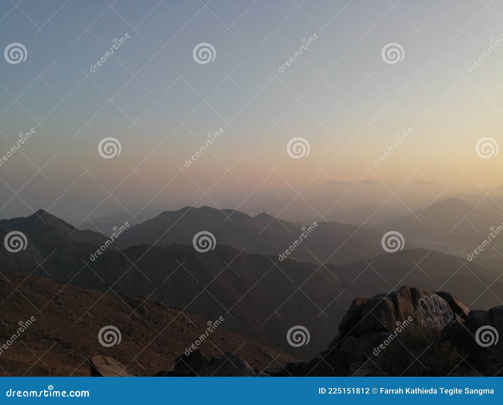 The View of Mountains from the Top Stock Photo - Image of mountain ...
