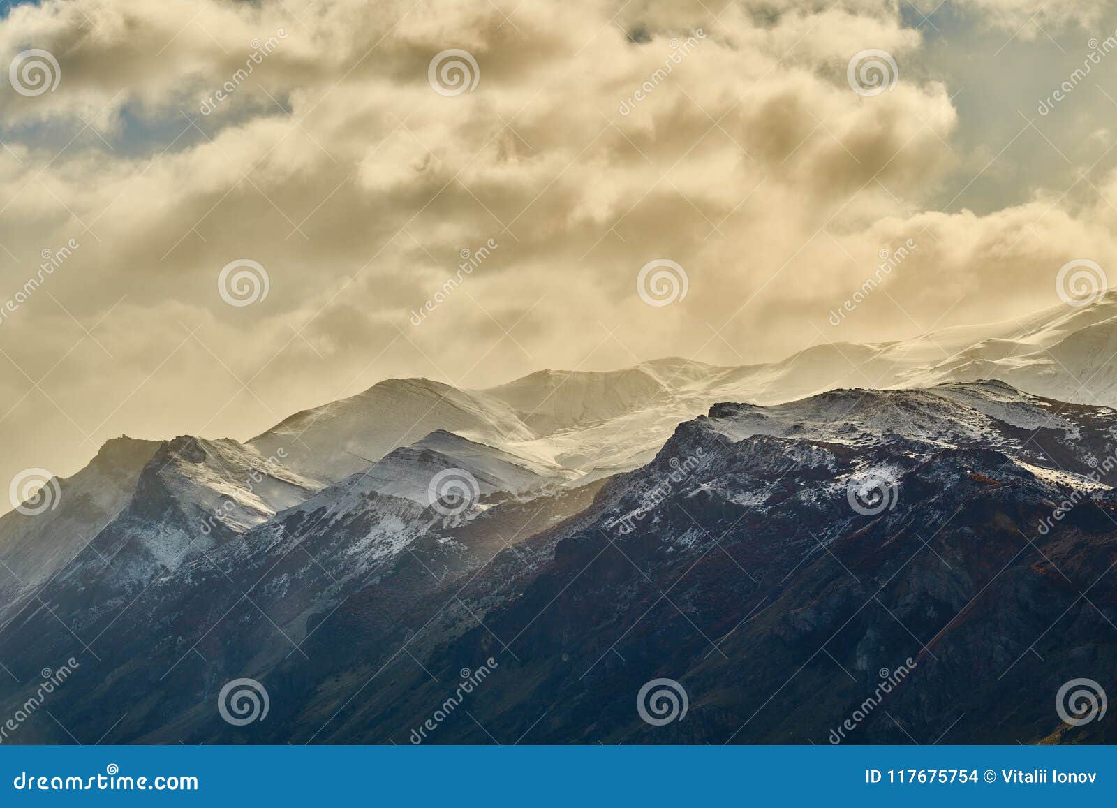A View of the Mountains and the Valley, Which Illuminates the Autumn ...
