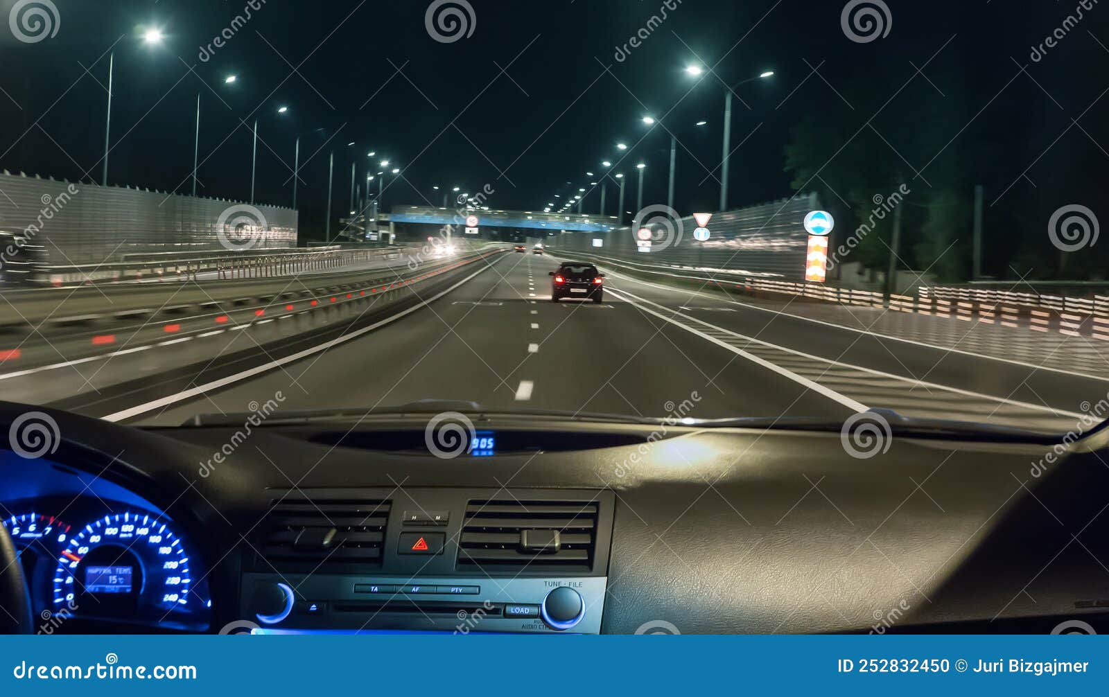 View from Moving Car on Highway Stock Photo - Image of people, drinking ...