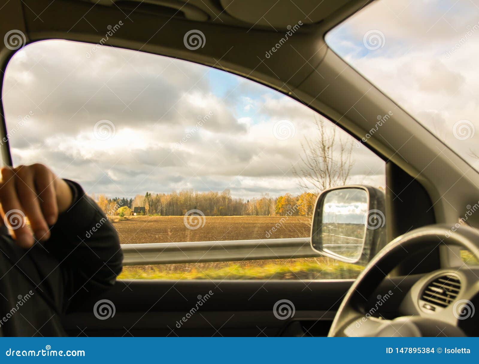 View through the Car Windscreen Stock Photo - Image of drive, fast ...