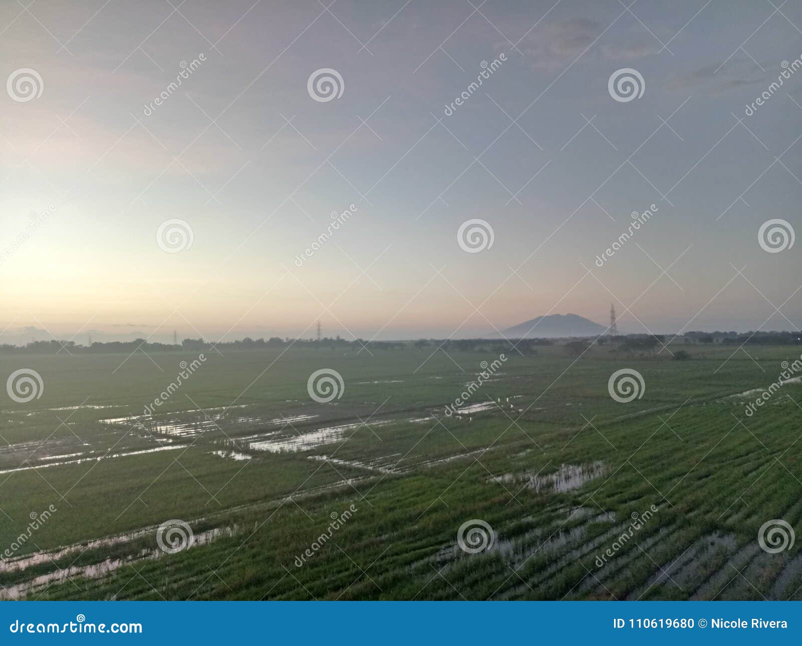 Mt. Arayat View stock photo. Image of candaba, rooftop - 110619680