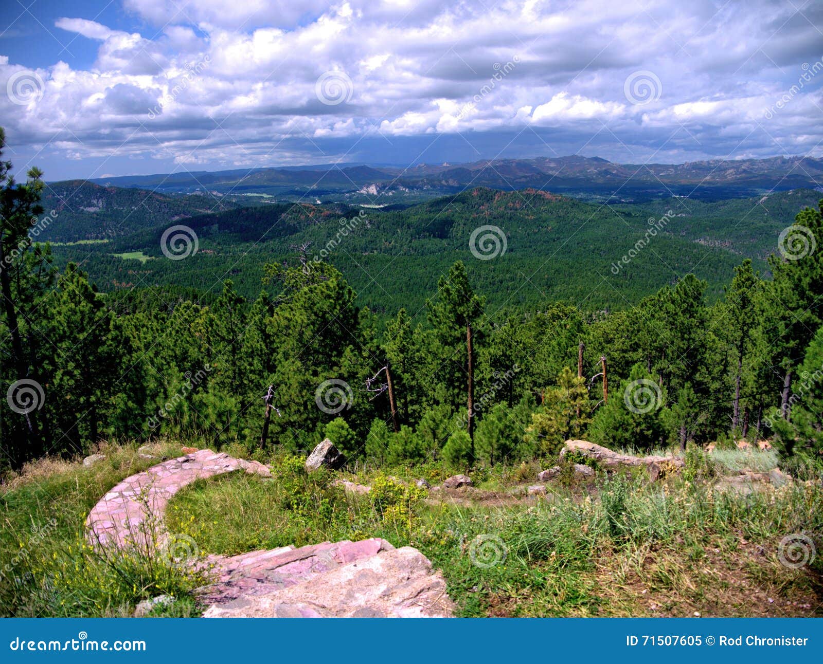 View from Mt. Coolidge stock image. Image of mount, byway - 71507605