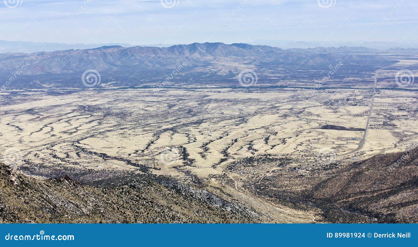 A View of the Mule Mountains, Arizona Stock Photo - Image of panorama ...
