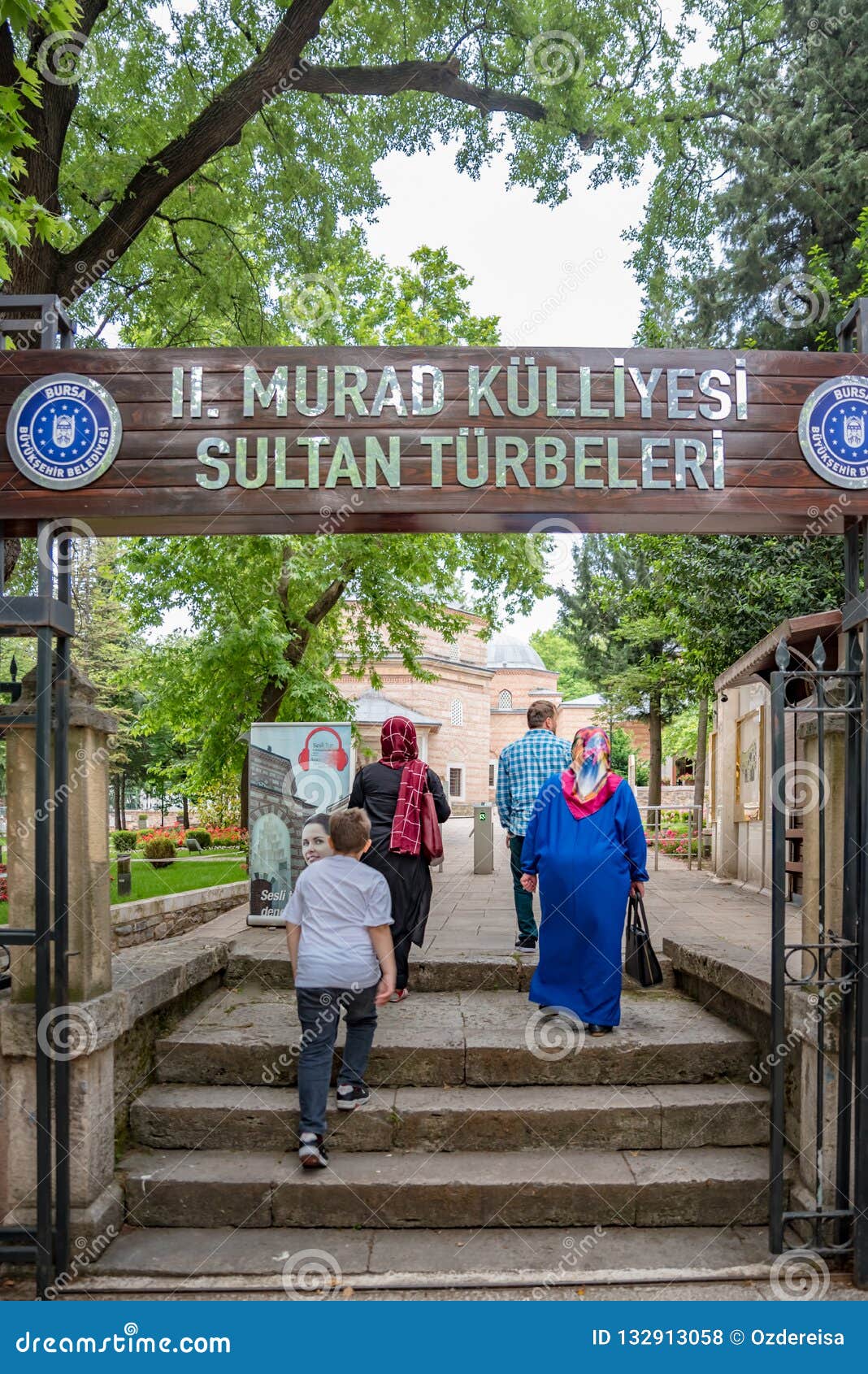 View of Muradiye Complex or Complex of Sultan Murat II Editorial Stock ...