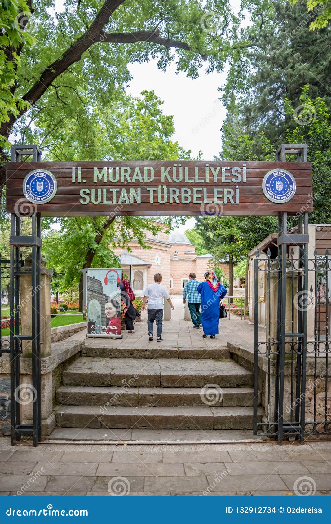 View of Muradiye Complex or Complex of Sultan Murat II Editorial Stock ...