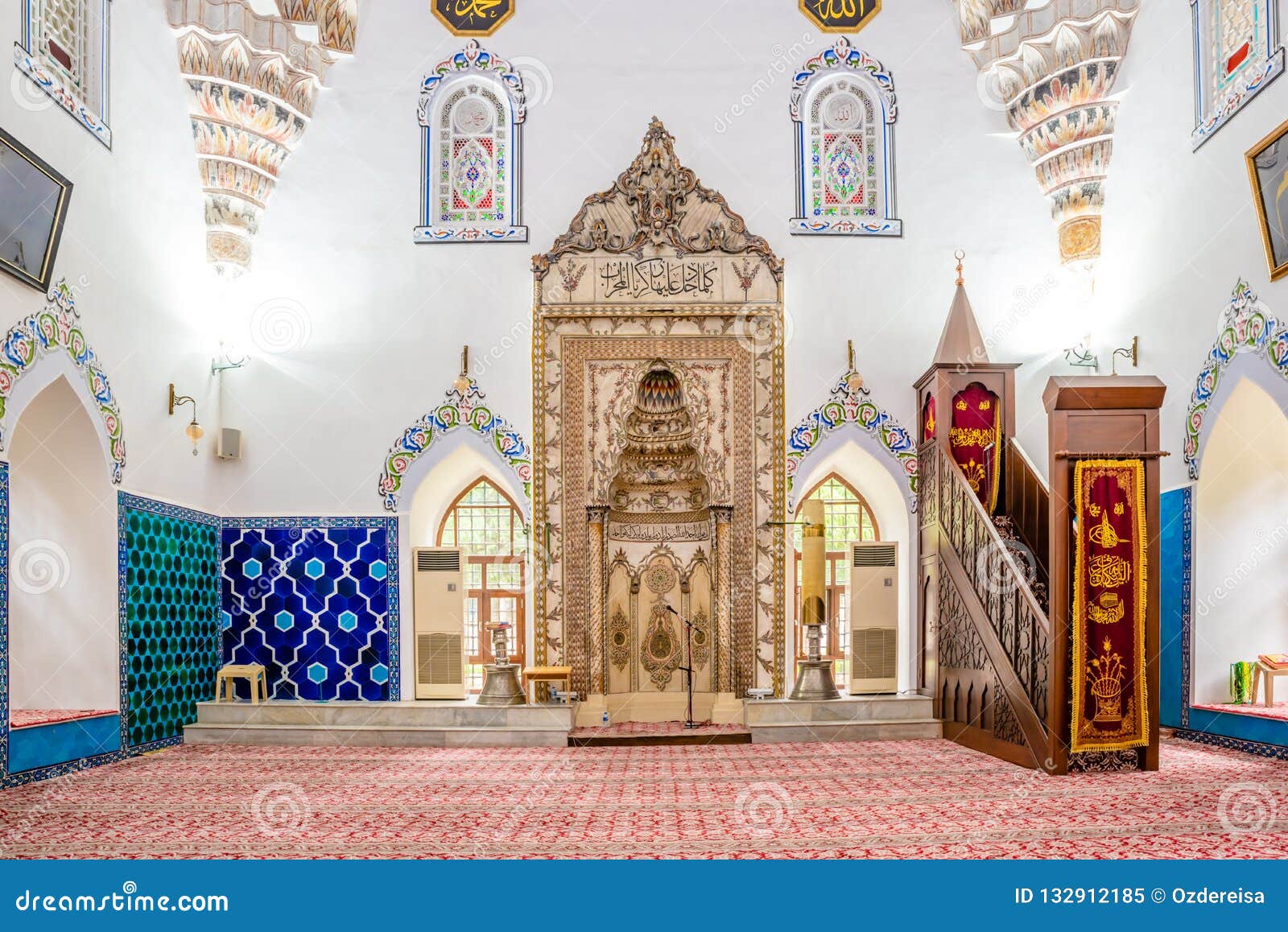 View of Murat II Mosque at Muradiye Complex Editorial Image - Image of ...