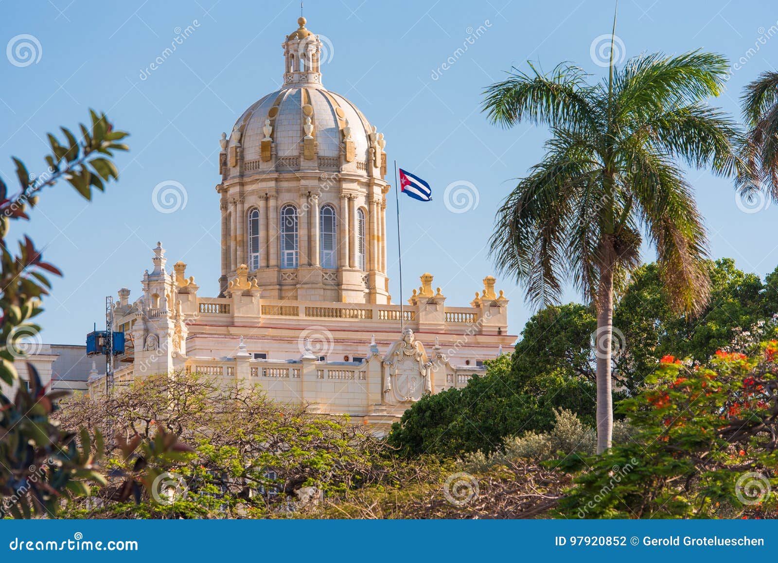 View of the Museum of the Revolution, Havana, Cuba. Copy Space ...